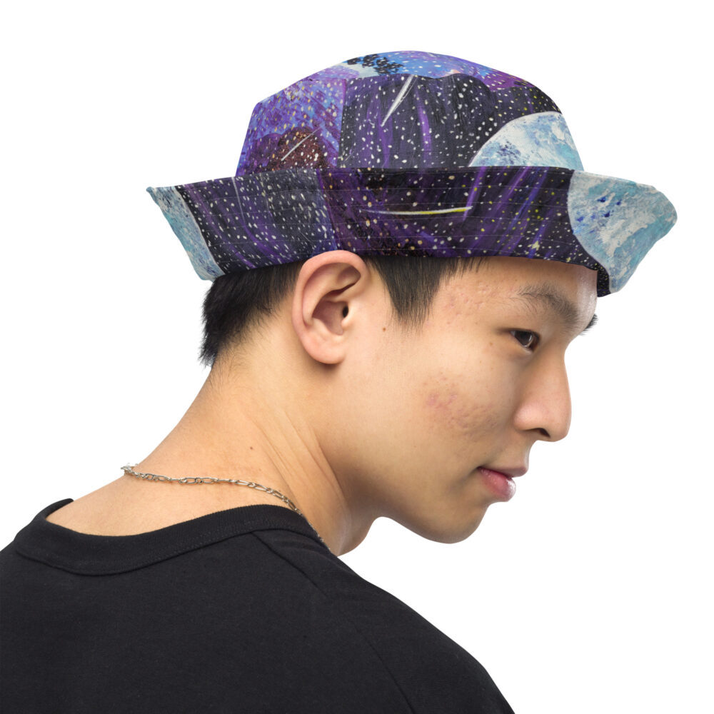 Reversible Galaxy bucket hat - Artist, Raya J. - Raya Sunshine, Inc.